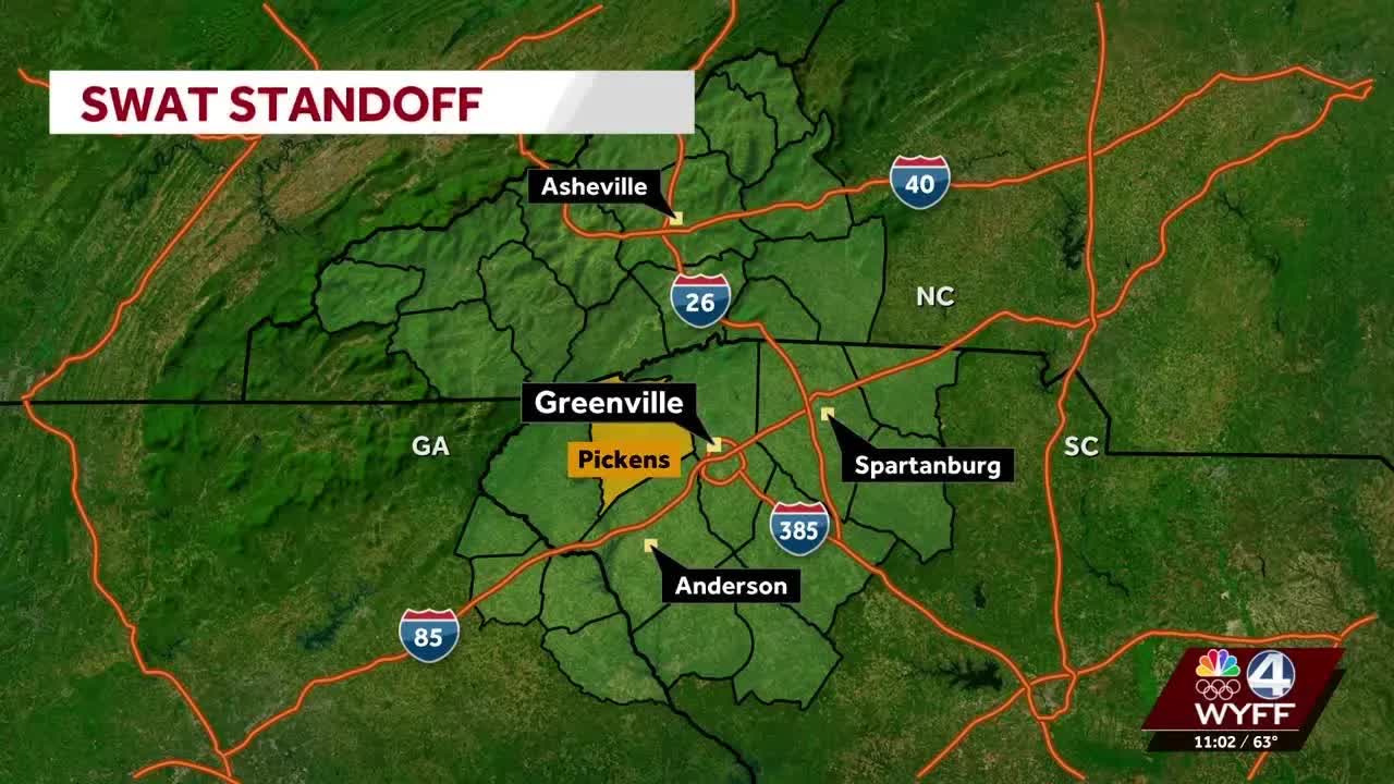 SWAT standoff in Pickens County after suspect threatens woman