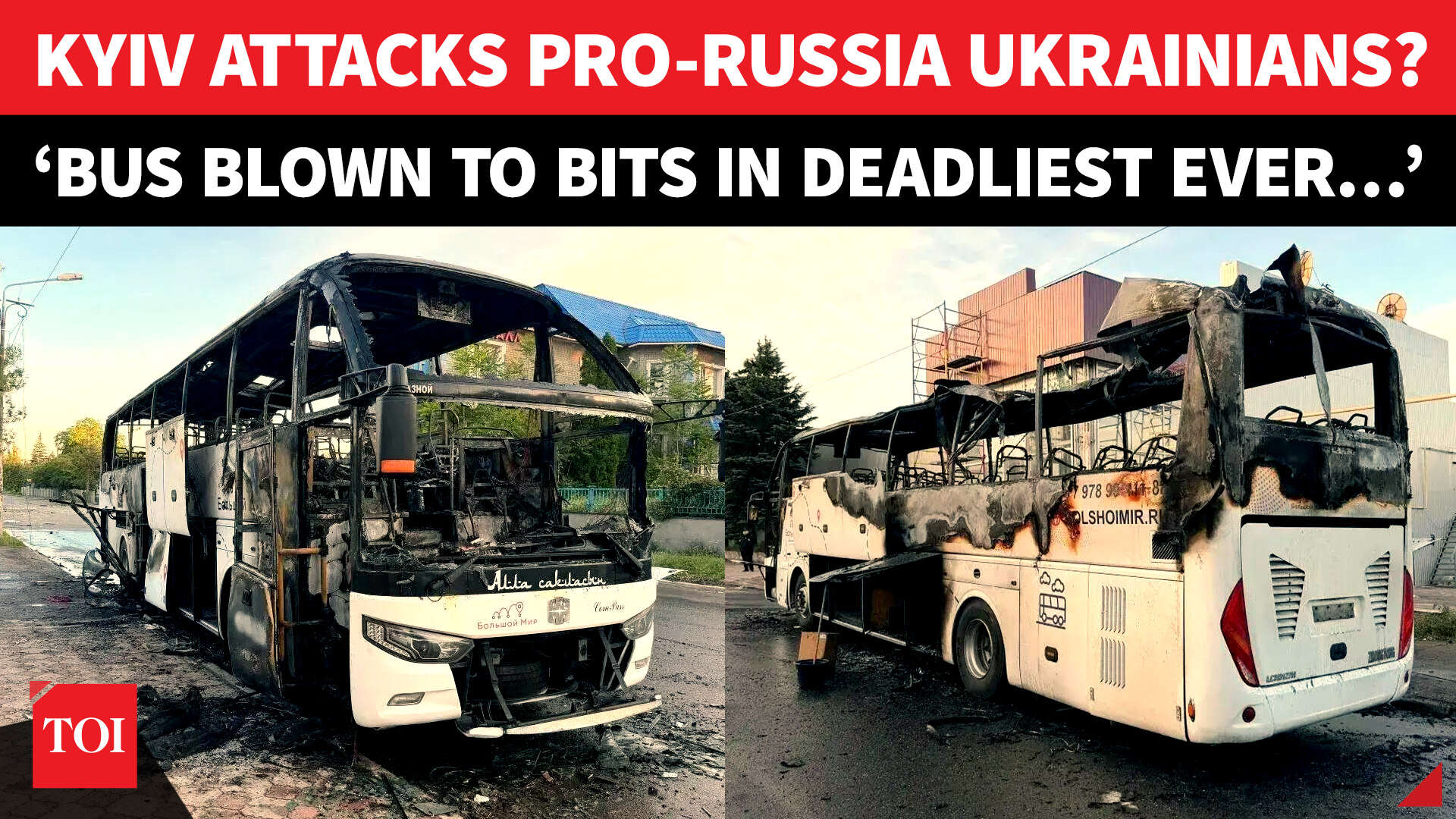 Ukraine's biggest drone attack? 7 killed in deadly bus attack in Russia ...
