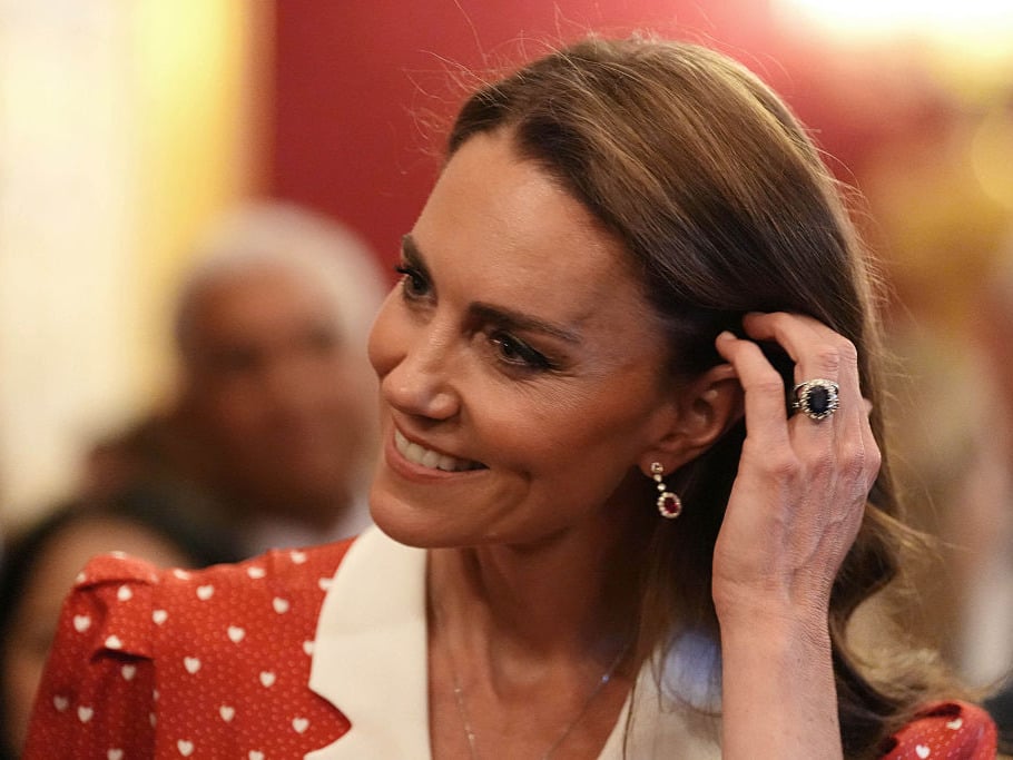 Princess Kate stuns in $1.7K red dress at King Charles’ special cancer ...