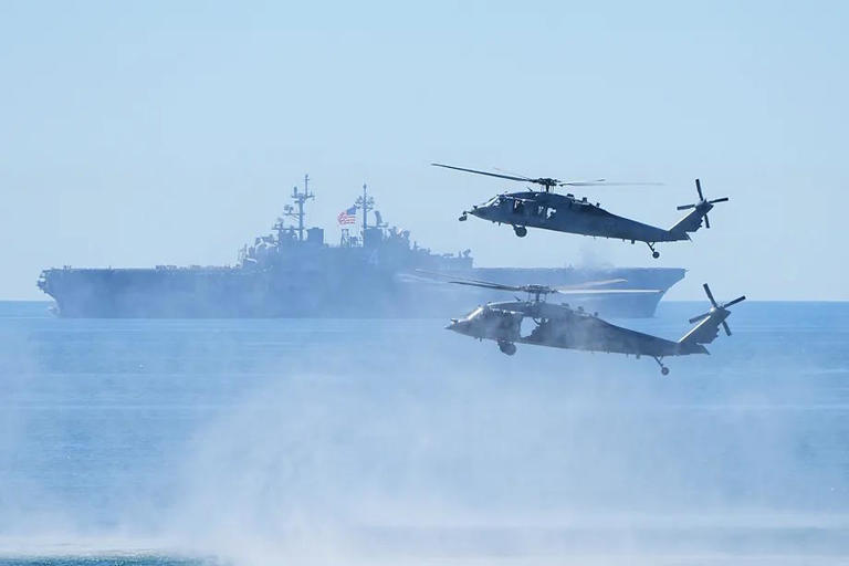 US sends key ship to the Pacific with 2,000 troops on board for ground ...