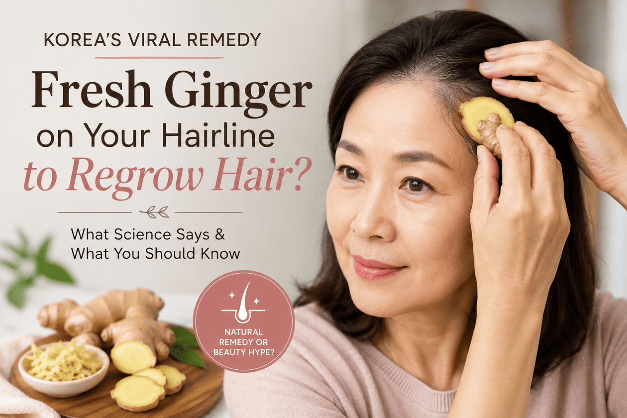 Can rubbing fresh ginger on your hairline really regrow hair?