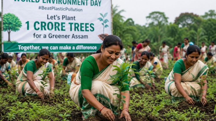 Assam to witness community plantation drive as 35 lakh women aim to ...