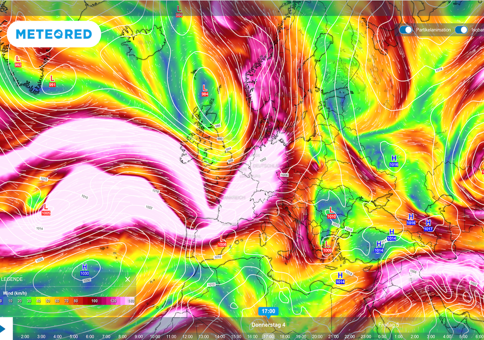 „Low-CAPE-High-SHEAR“: Warum Tief „Peggy“ und der Jetstream uns ein ...