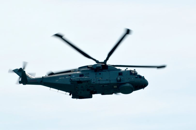 Royal Navy helicopter crashes in Devon as emergency services rush to scene
