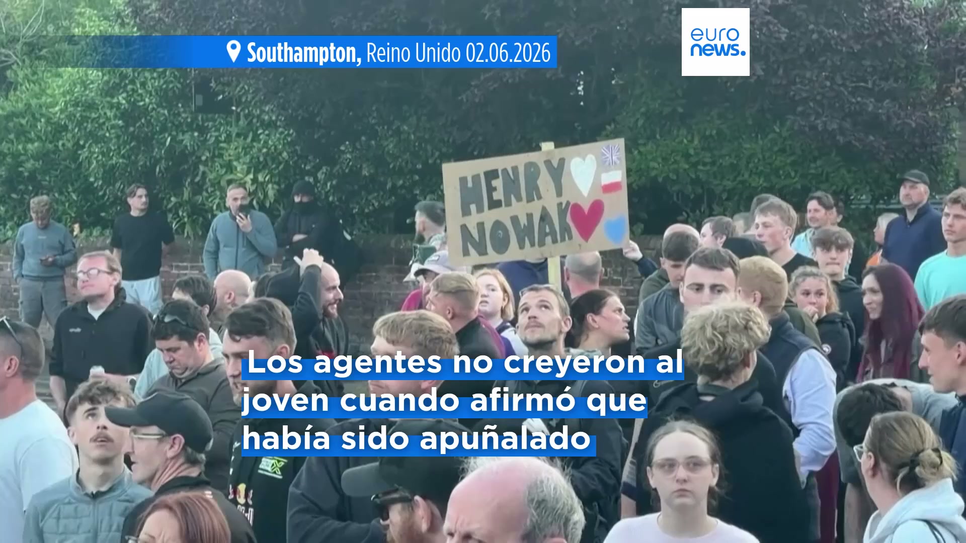 Protestas en Reino Unido por el asesinato del estudiante de 18 años ...