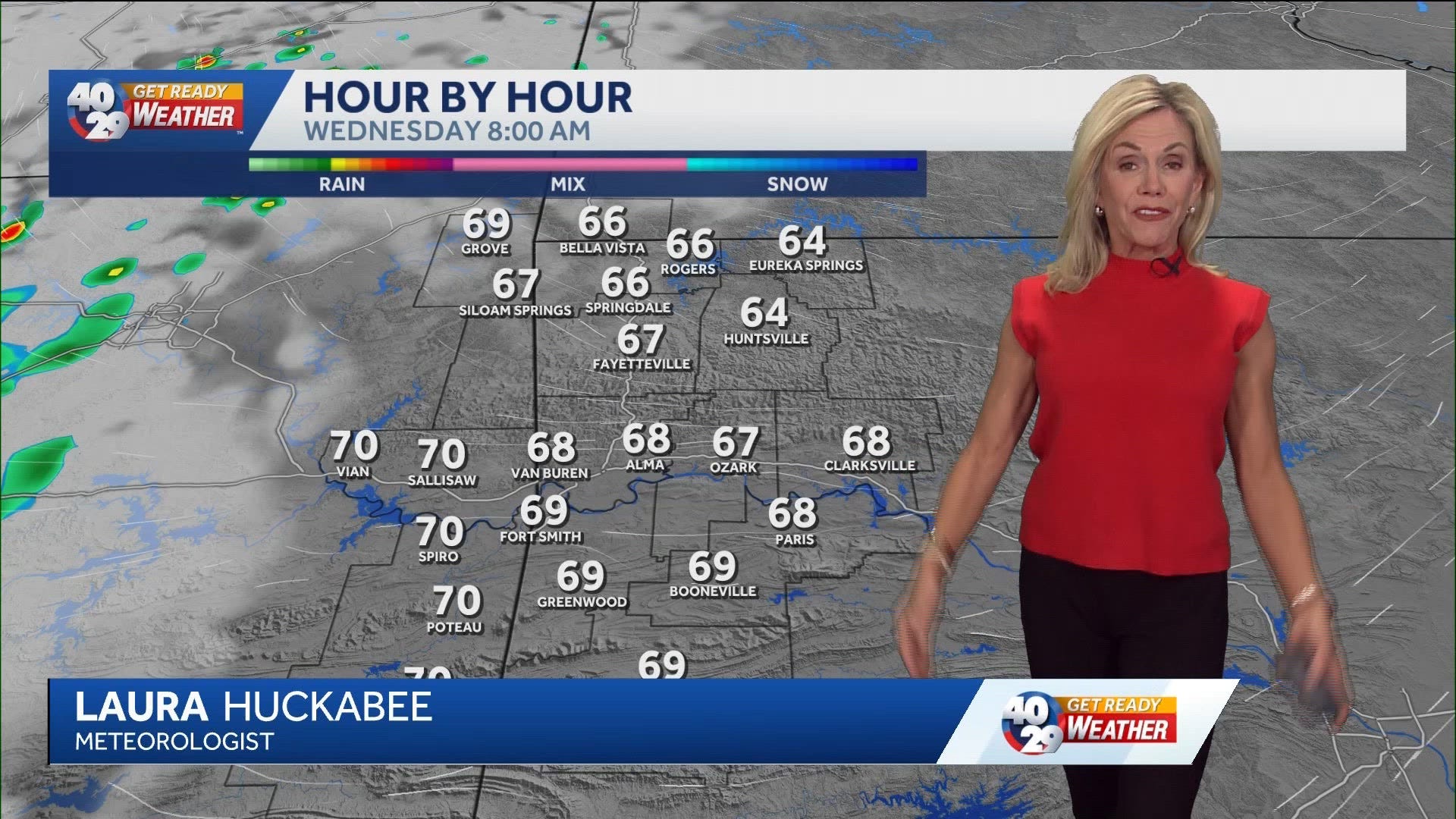 A warm Wednesday forecast