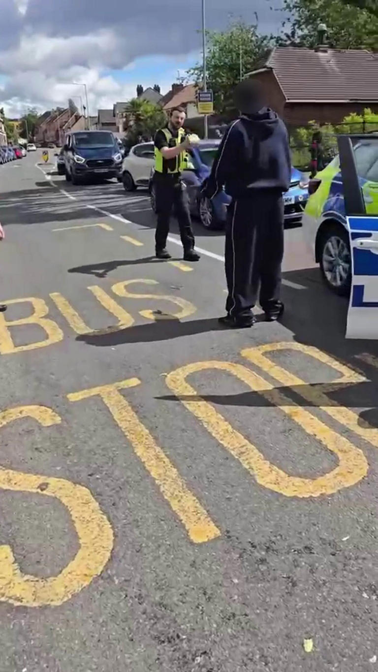 Moment police taser man accused of smashing up cars