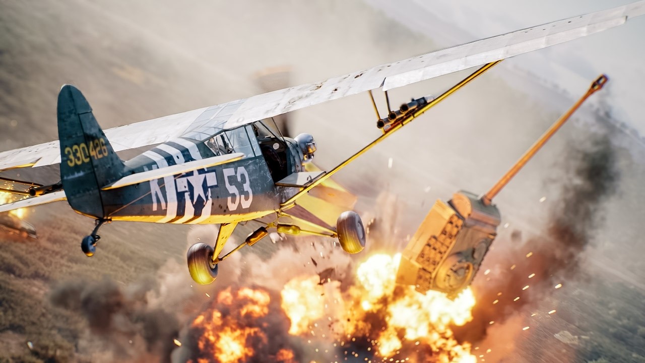 He put bazookas on a tiny plane - then hunted enemy tanks