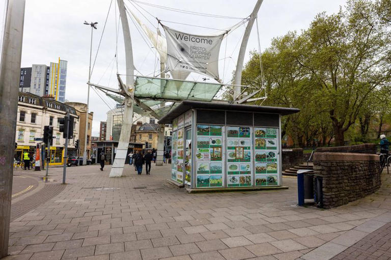 Bristol Broadmead Shopping Quarter sails to be torn down