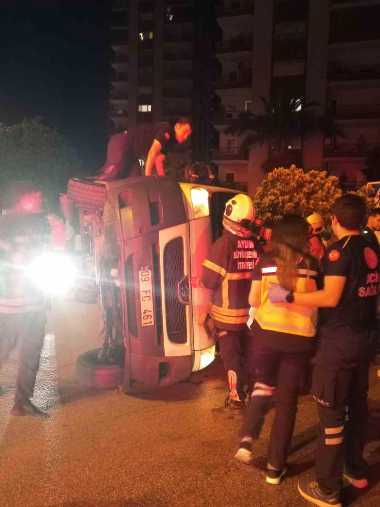 Aydın’da trafik kazası: 2 yaralı