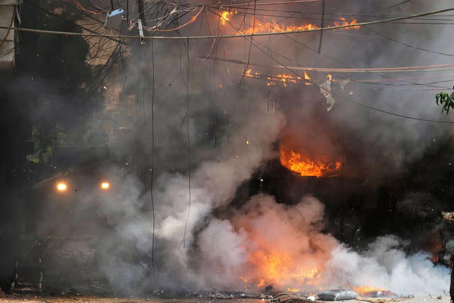 At least 18 people killed as fire sweeps through building in New Delhi