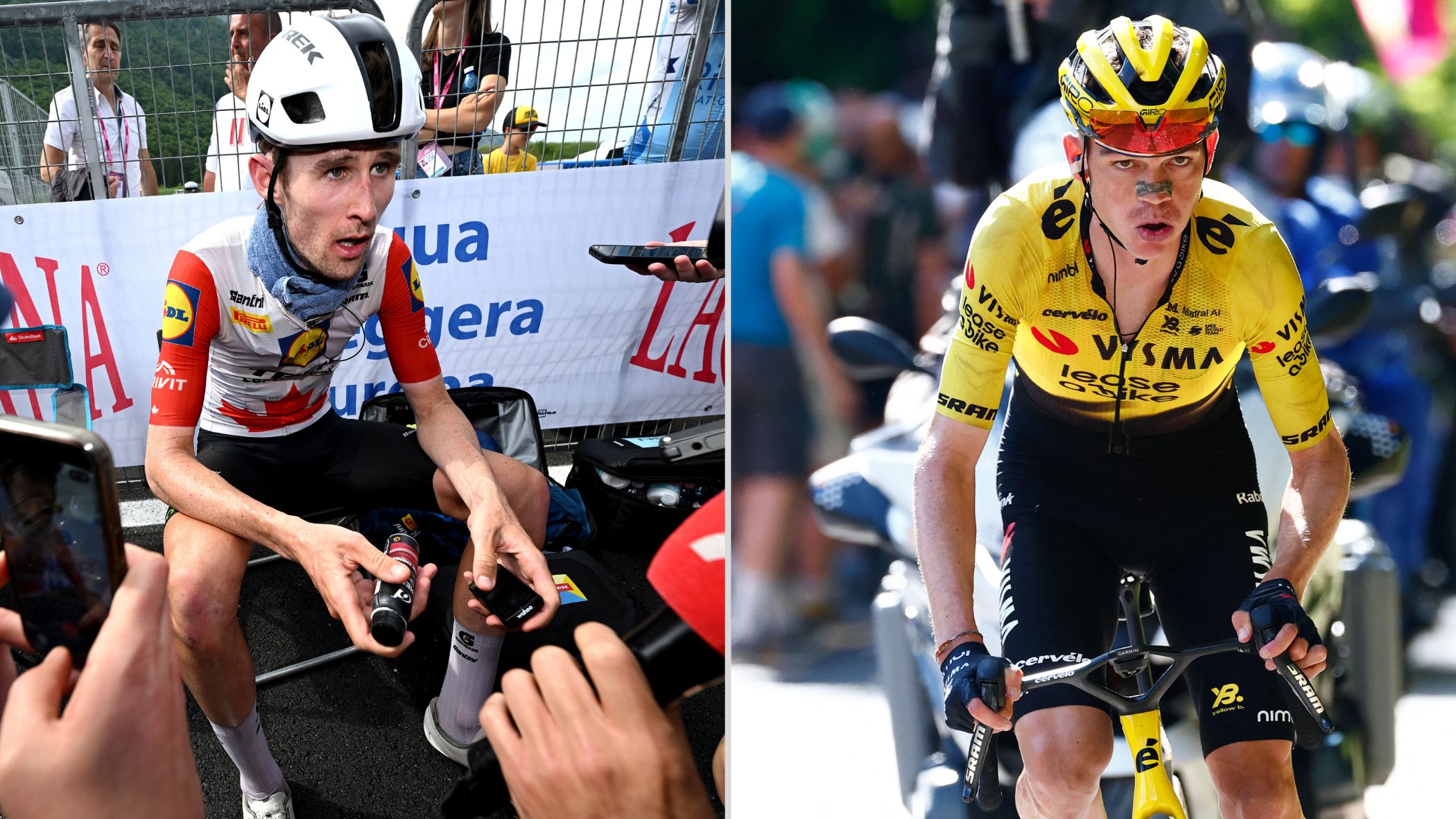 Sepp Kuss made history at the Giro d'Italia. Derek Gee-West is still ...