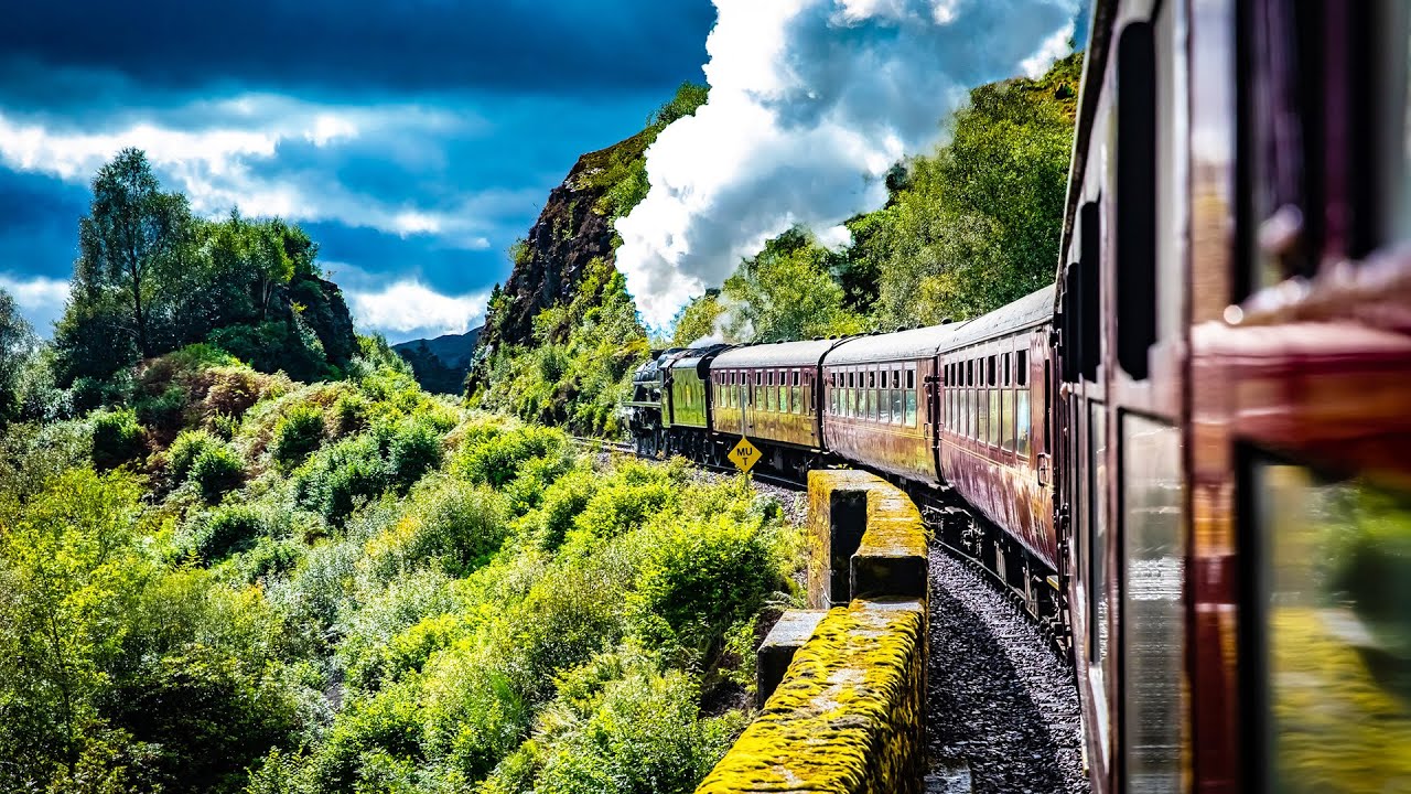 A train journey through Scotland's magnificent Highlands | World's most ...