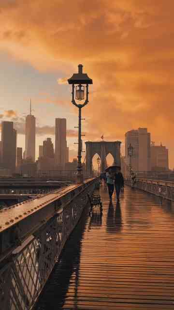 Rainy New York City walk with cinematic vibes