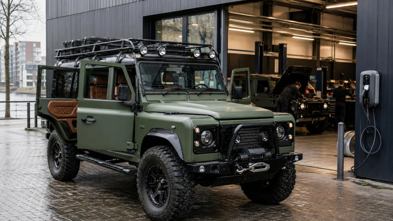 This Amsterdam workshop will turn your Land Rover Defender into almost ...