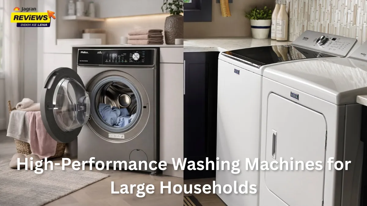 High-performance washing machines for large households: Top picks for 2026