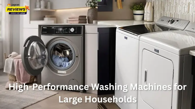 High-performance washing machines for large households: Top picks for 2026