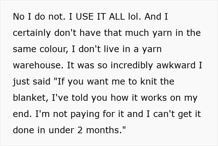 Woman forced to stop knitting at work after an entitled coworker's ...