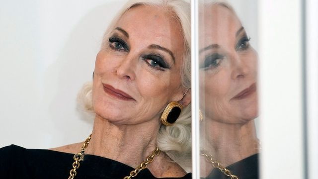 Model Carmen Dell'Orefice wird 95