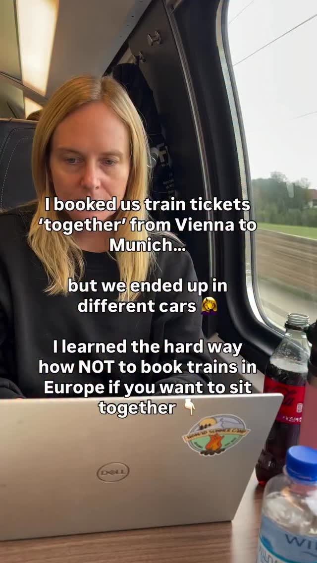 I thought I booked train seats together