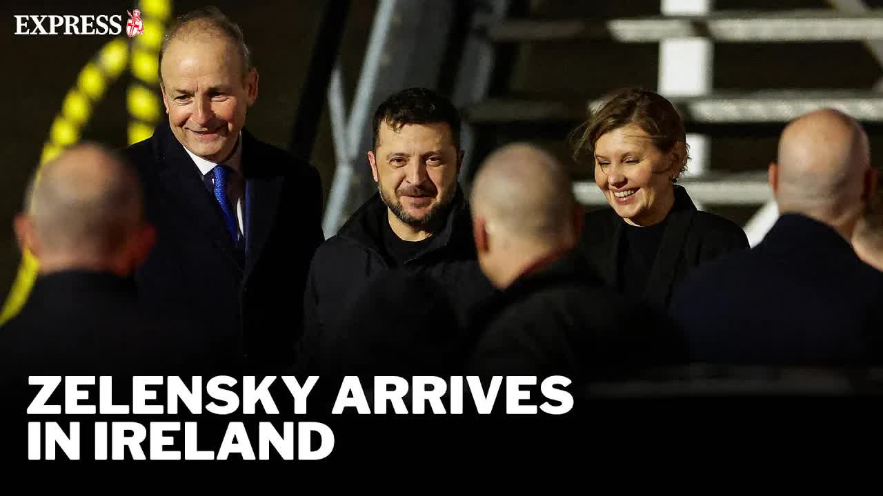 Zelensky arrives in Ireland amid Ukraine-Russia deal progress