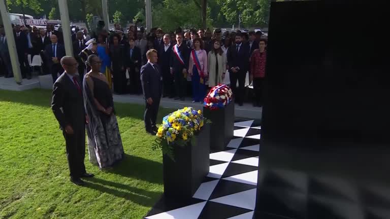 Macron and Rwanda's Kagame unveil Paris memorial to 1994 genocide