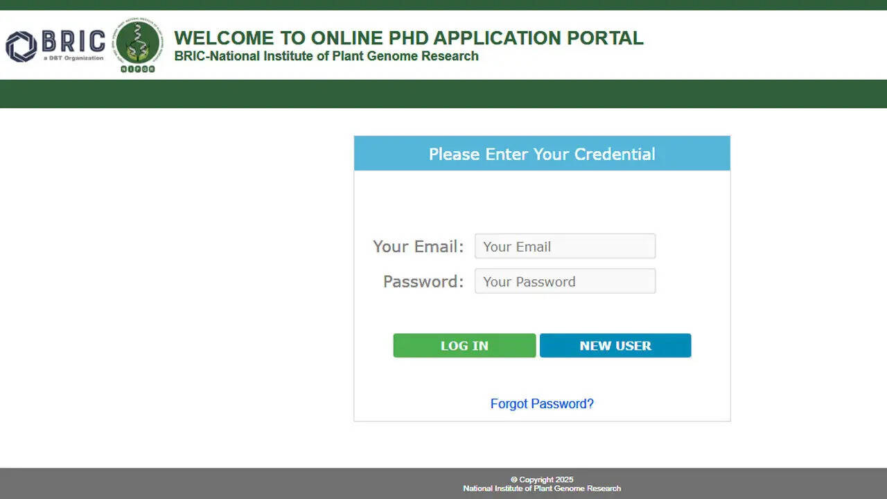Last date nears for BRIC-NIPGR PhD admission 2026-27 in plant biology ...