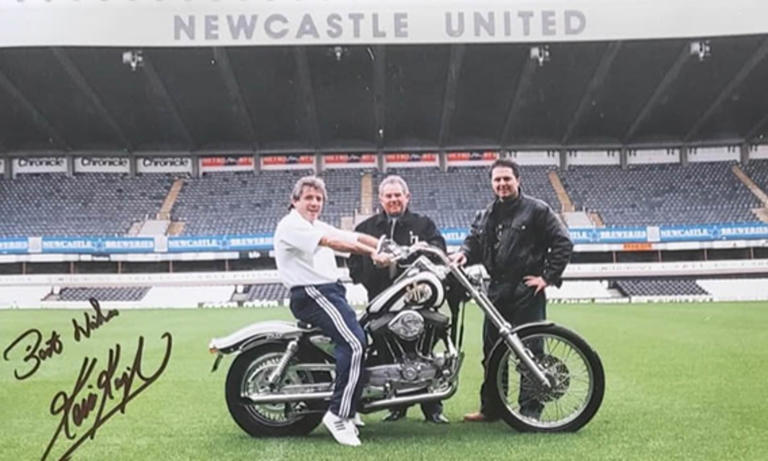 Kevin Keegan's one-off Harley-Davidson motorcycle to be auctioned after ...