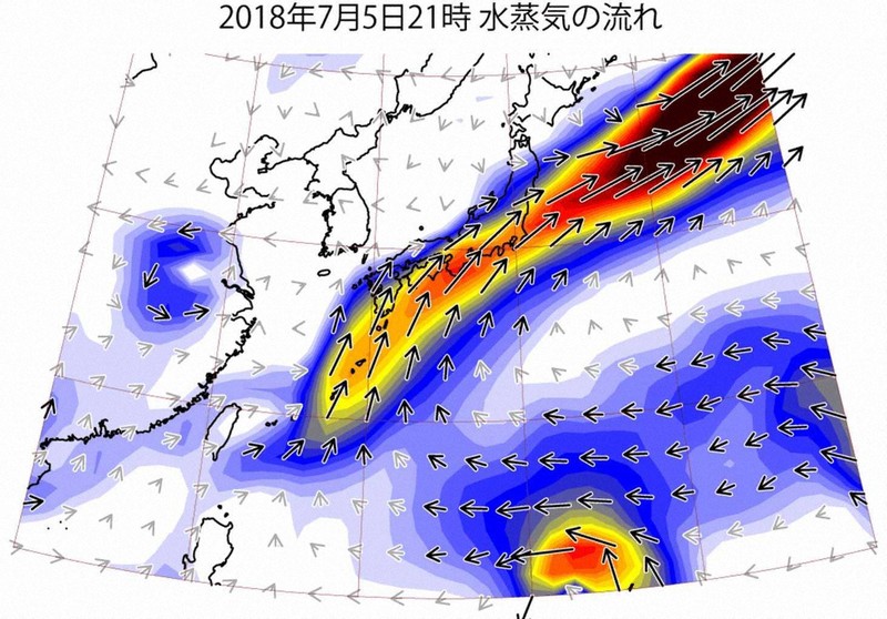 Rain-triggering 'atmospheric rivers' grow 8% in volume over Japan in 40 ...