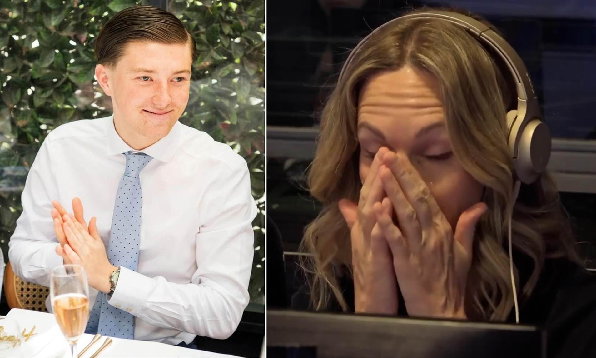Moment broadcaster Kate McCann breaks down in tears listening to Henry ...
