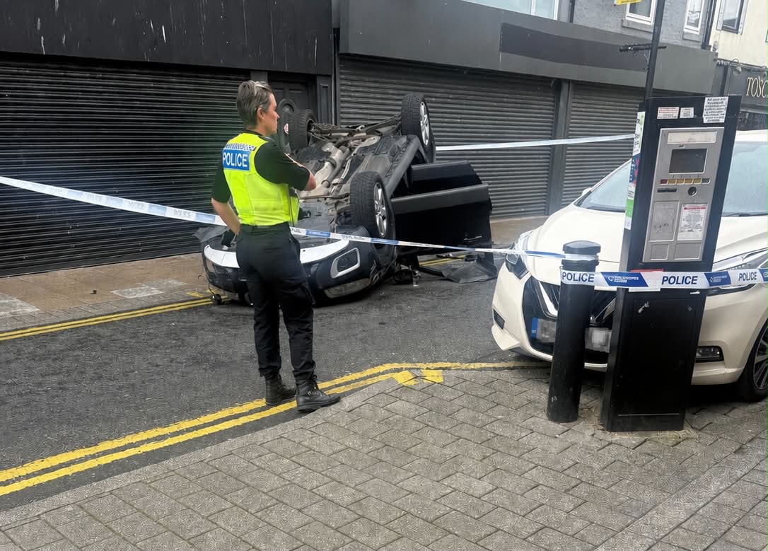 Police on scene of incident in Derwent Street, Sunderland city centre