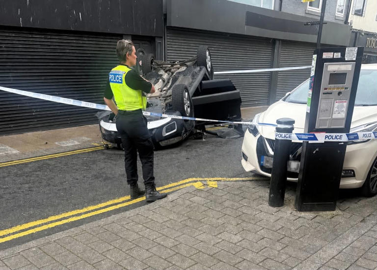 Police on scene of incident in Derwent Street, Sunderland city centre