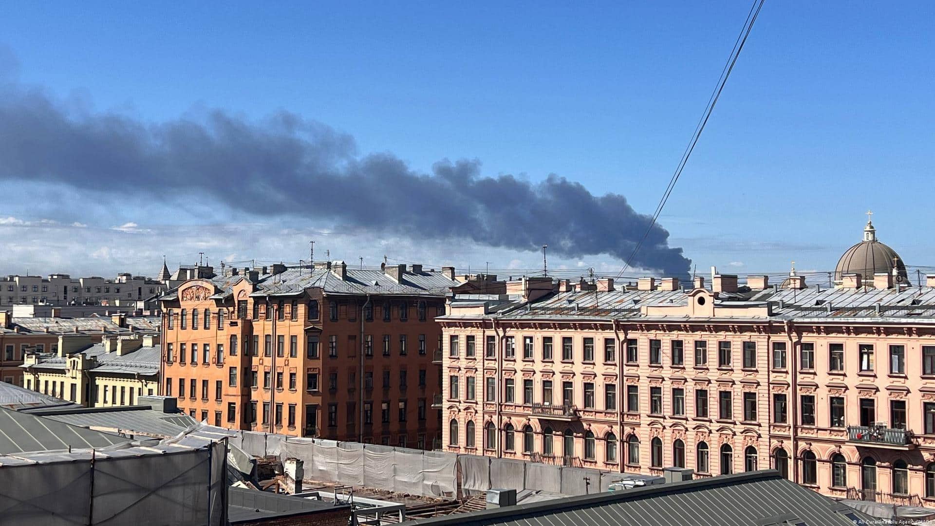 Ukrainian drones strike Saint Petersburg as Russia hosts major economic ...