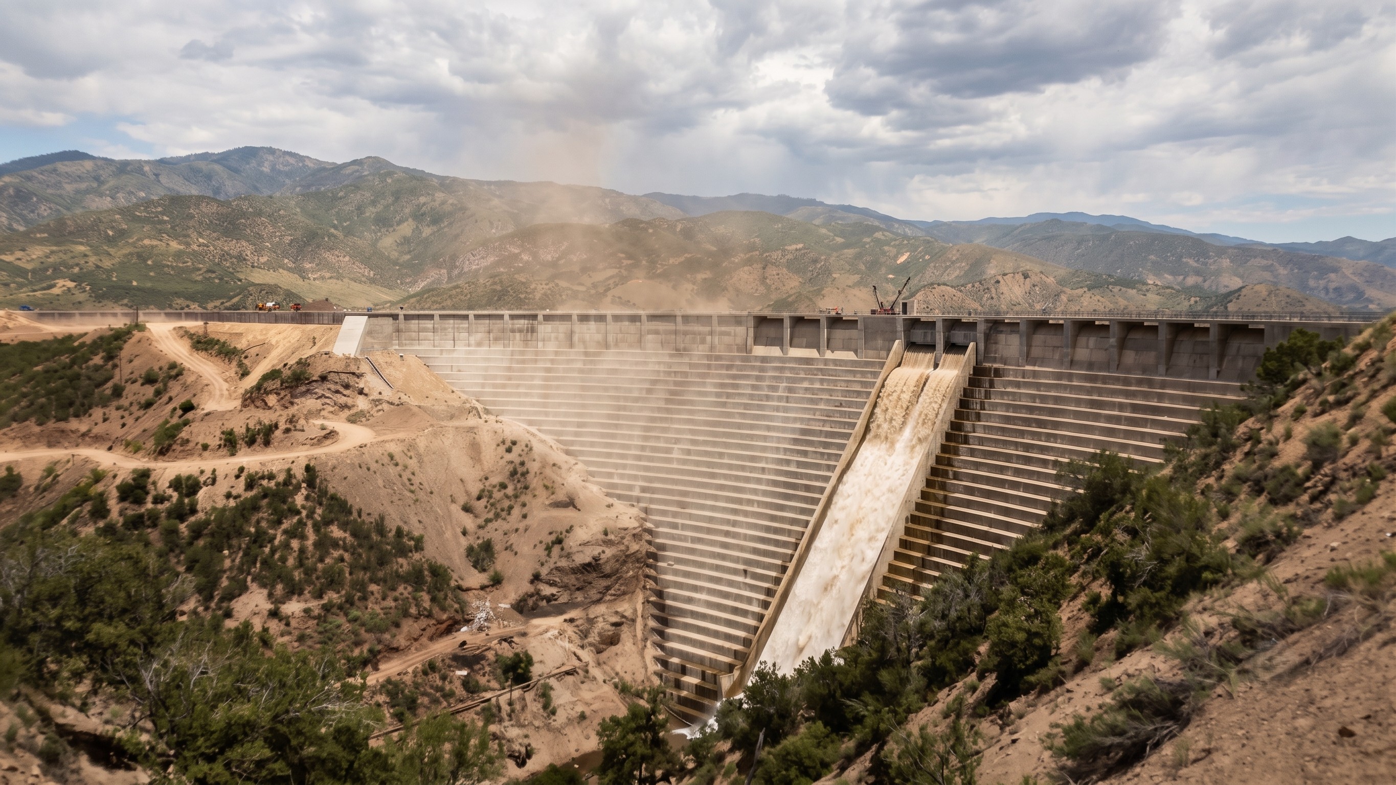 A massive dam suddenly failed after midnight - then a 140-foot wave ...