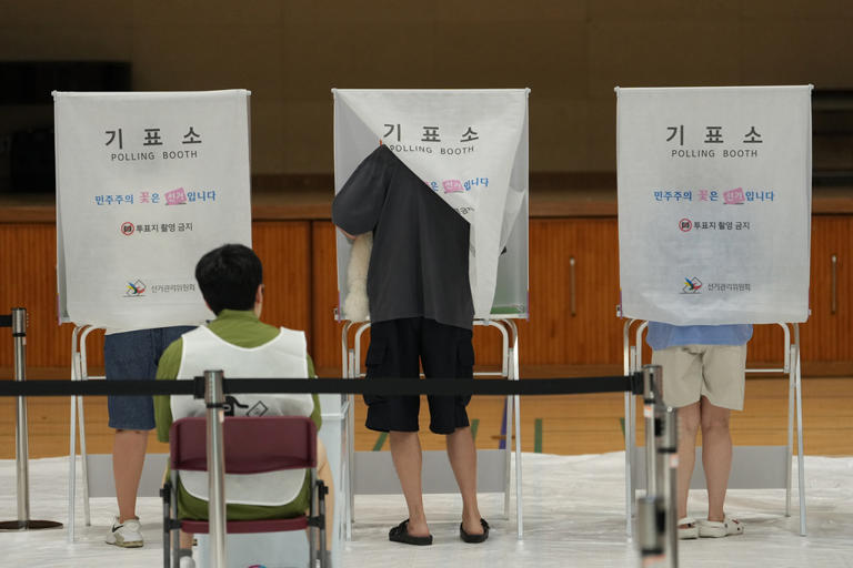 Exit polls suggest landslide win by South Korea's ruling liberal party ...
