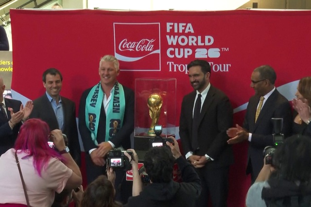 FIFA World Cup trophy unveiled at American Museum of Natural History in ...