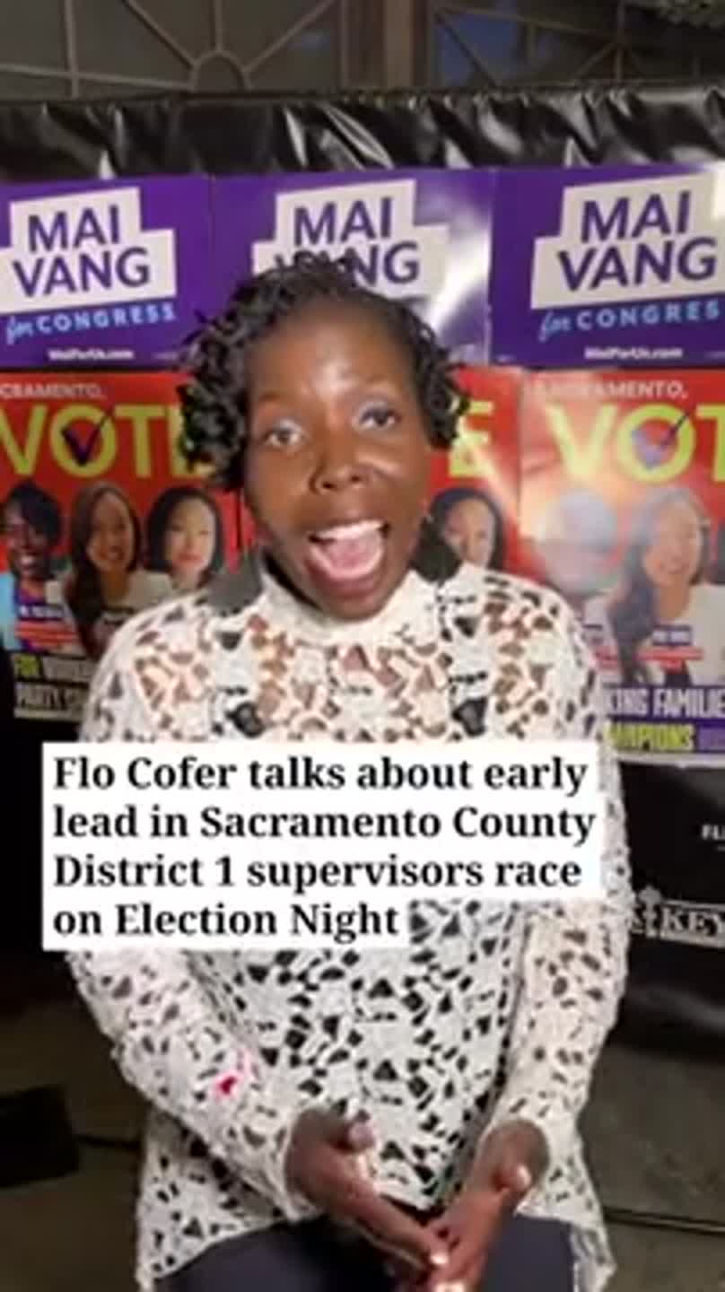 Sacramento County supervisor hopeful Flo Cofer talks about early results