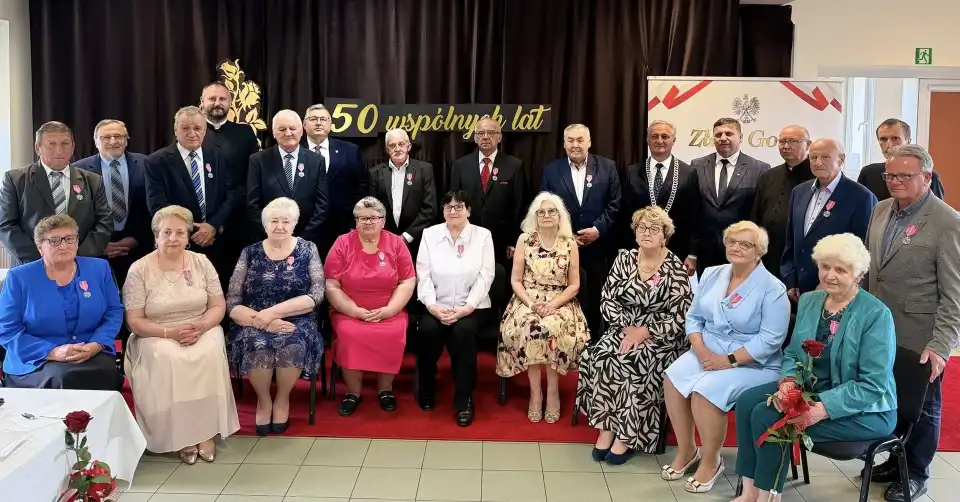 Złote gody w gminie Łączna. Piękny jubileusz 50-lecia małżeństwa ...