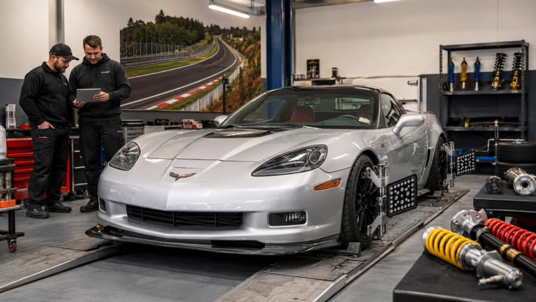 The setup changes that made a Corvette C6 faster before adding more power