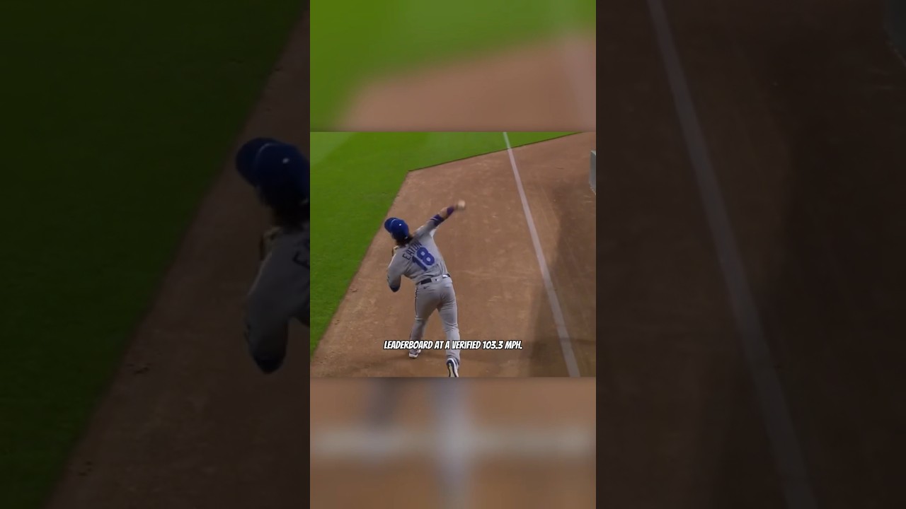 This outfielder came in to pitch and then threw 95 MPH