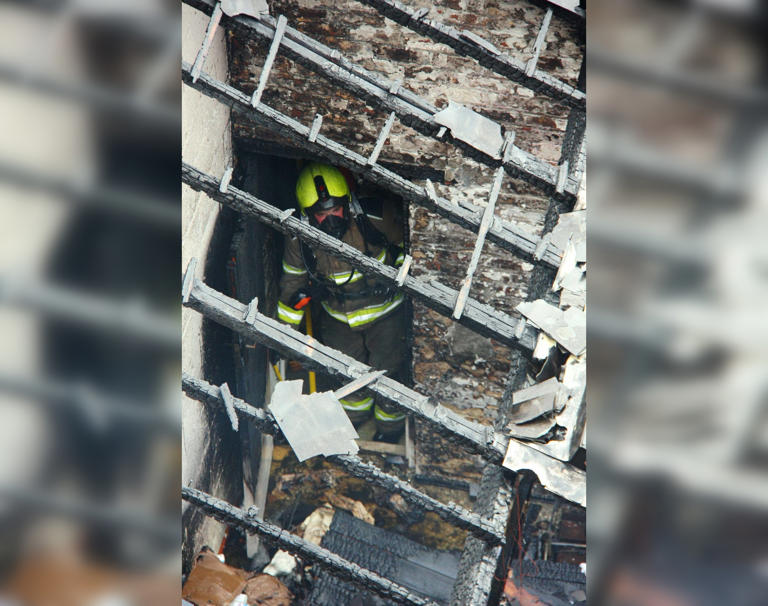 Dramatic photos reveal scale of damage caused by fire which shut ...