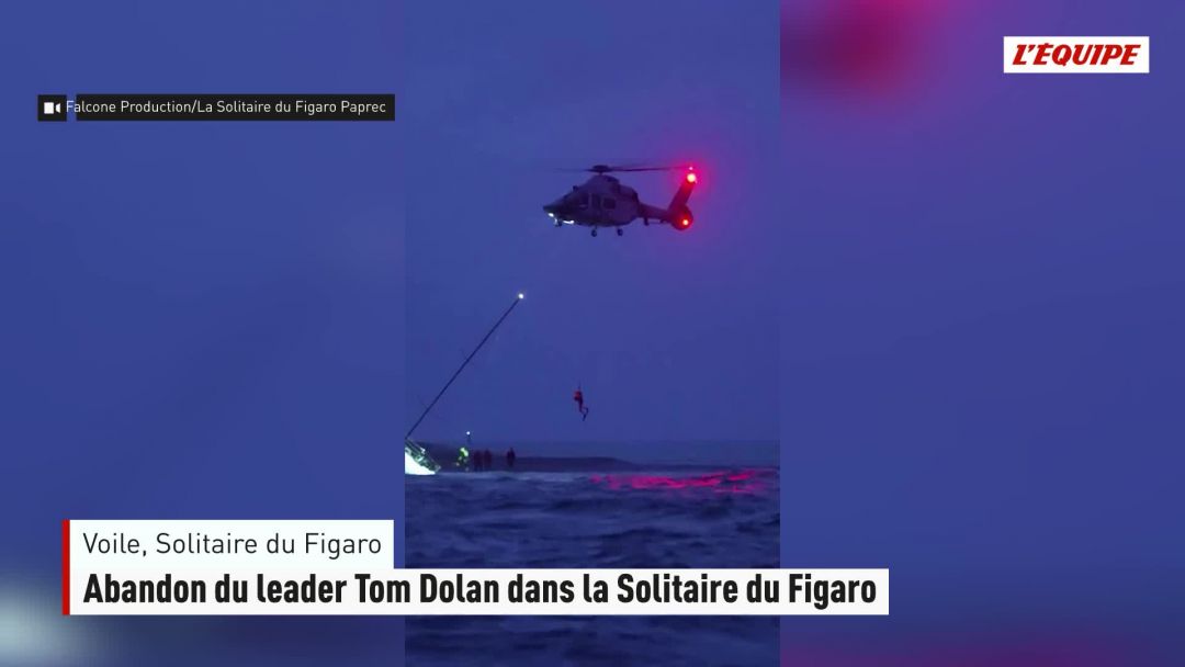 Abandon du leader Tom Dolan dans la Solitaire du Figaro