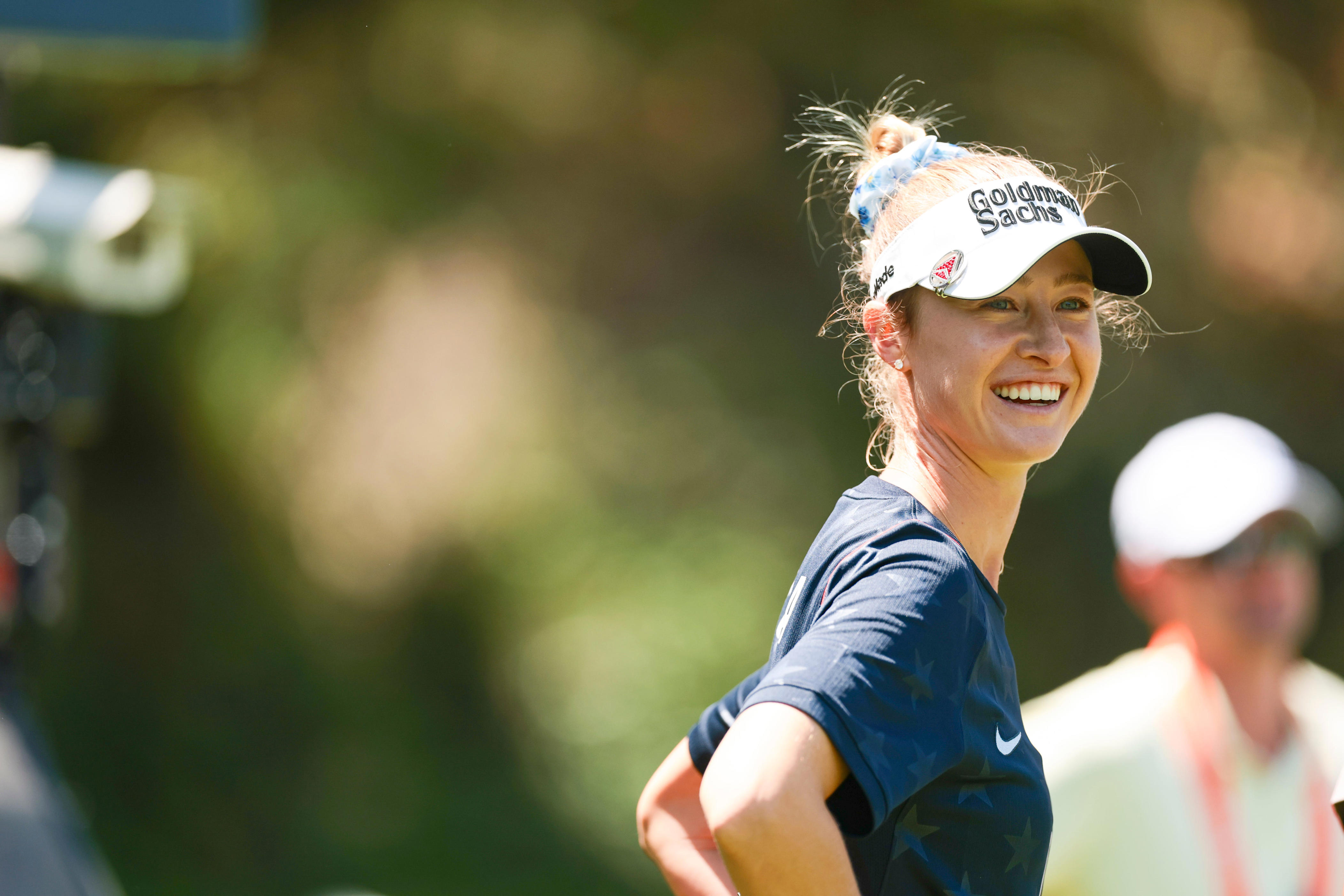 Nelly Korda arrived at Riviera wearing a red cape. Can she leave a hero?