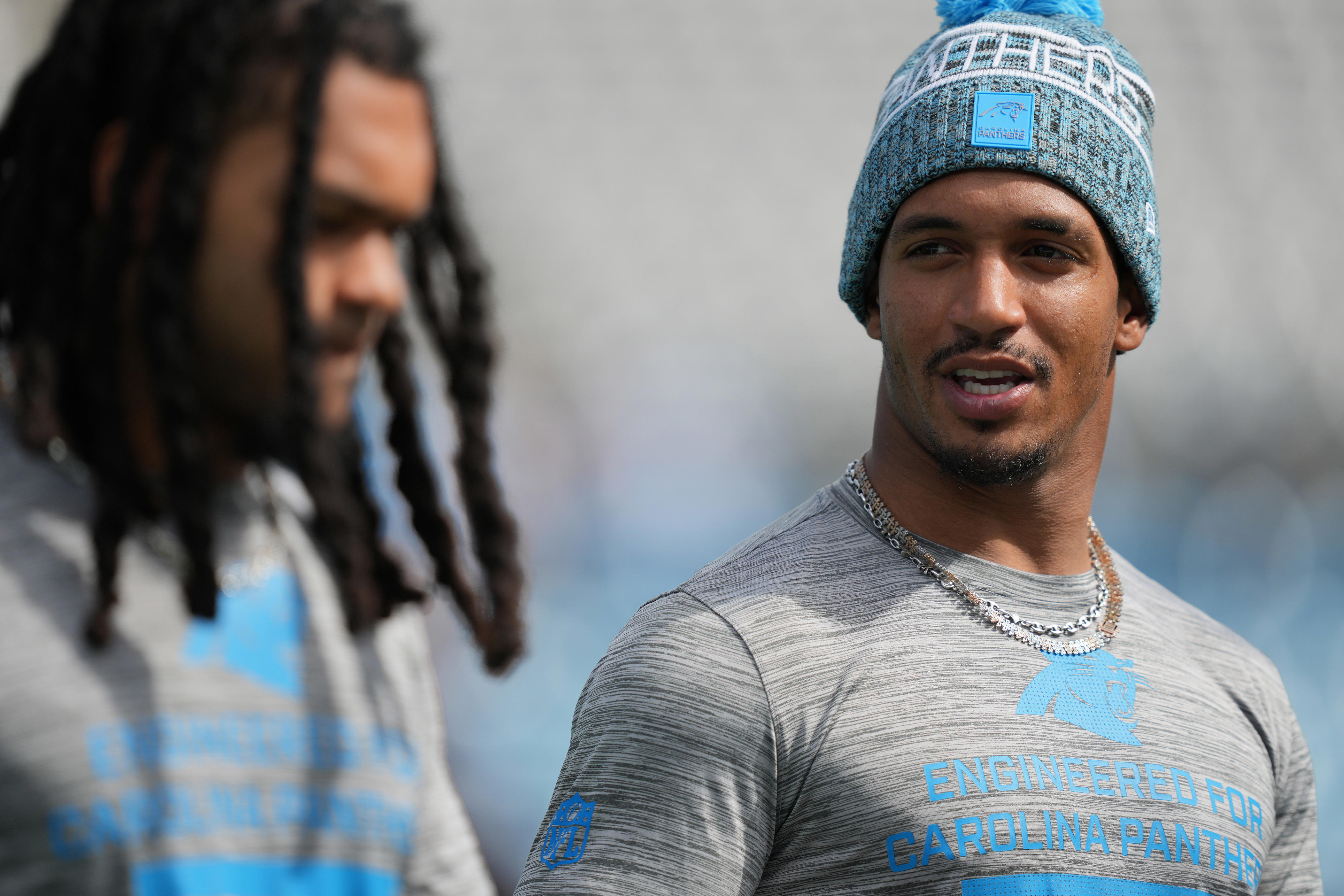 Panthers RB Jonathon Brooks: I'm 'for sure' faster than Chuba Hubbard