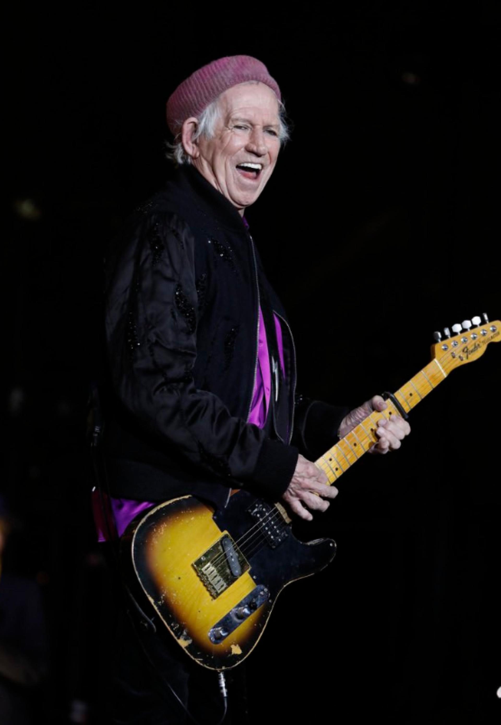 Rolling Stones legend Keith Richards celebrates birth of first great ...