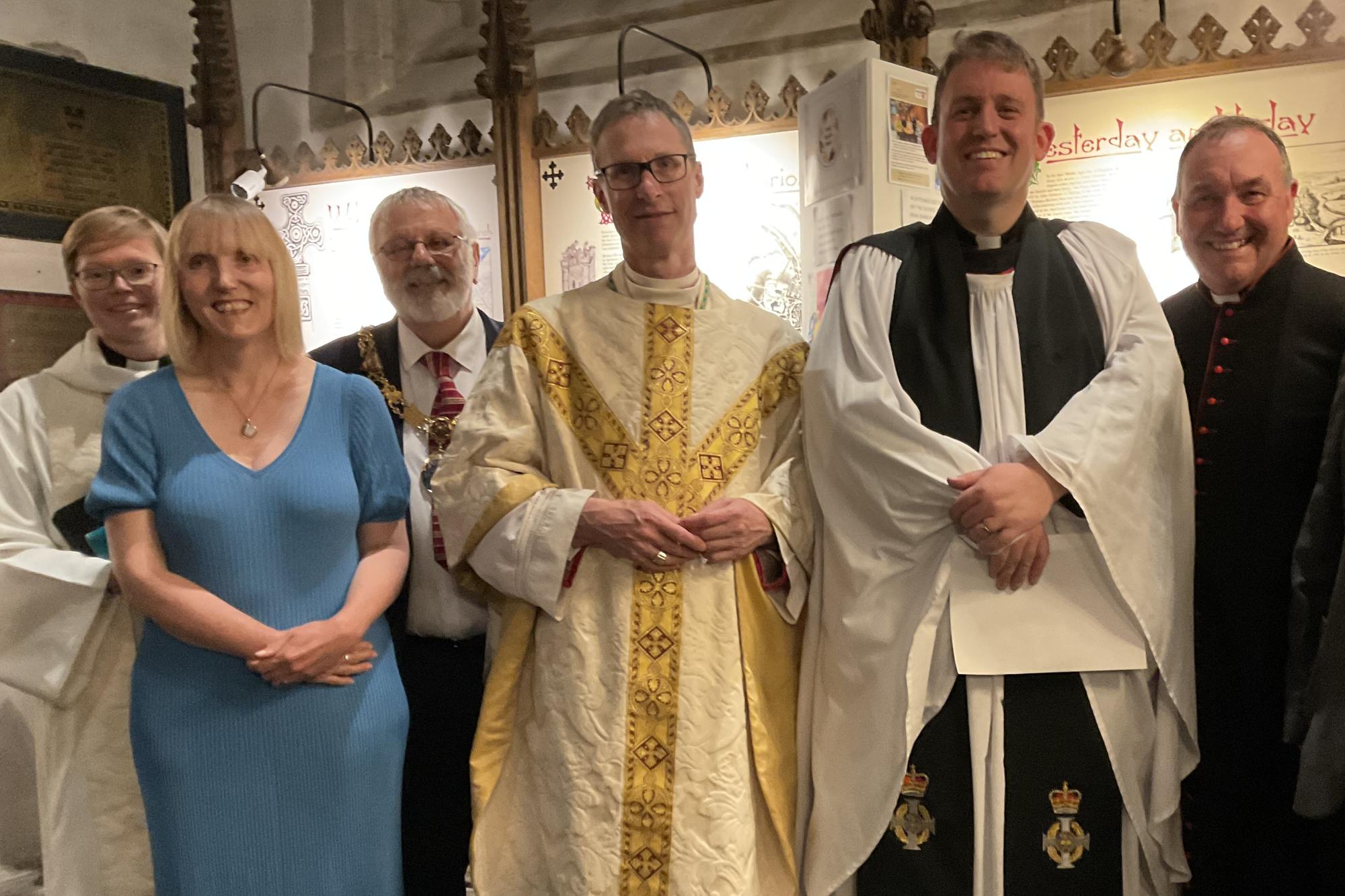 New Lancaster vicar is welcomed at Priory