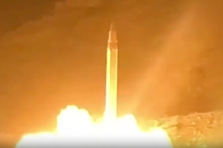 Iran releases dramatic missile video as Kuwait and Bahrain targeted