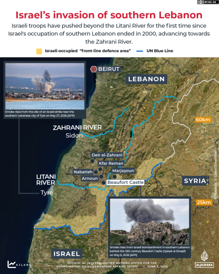 Israel’s invasion of southern Lebanon devastates centuries of history