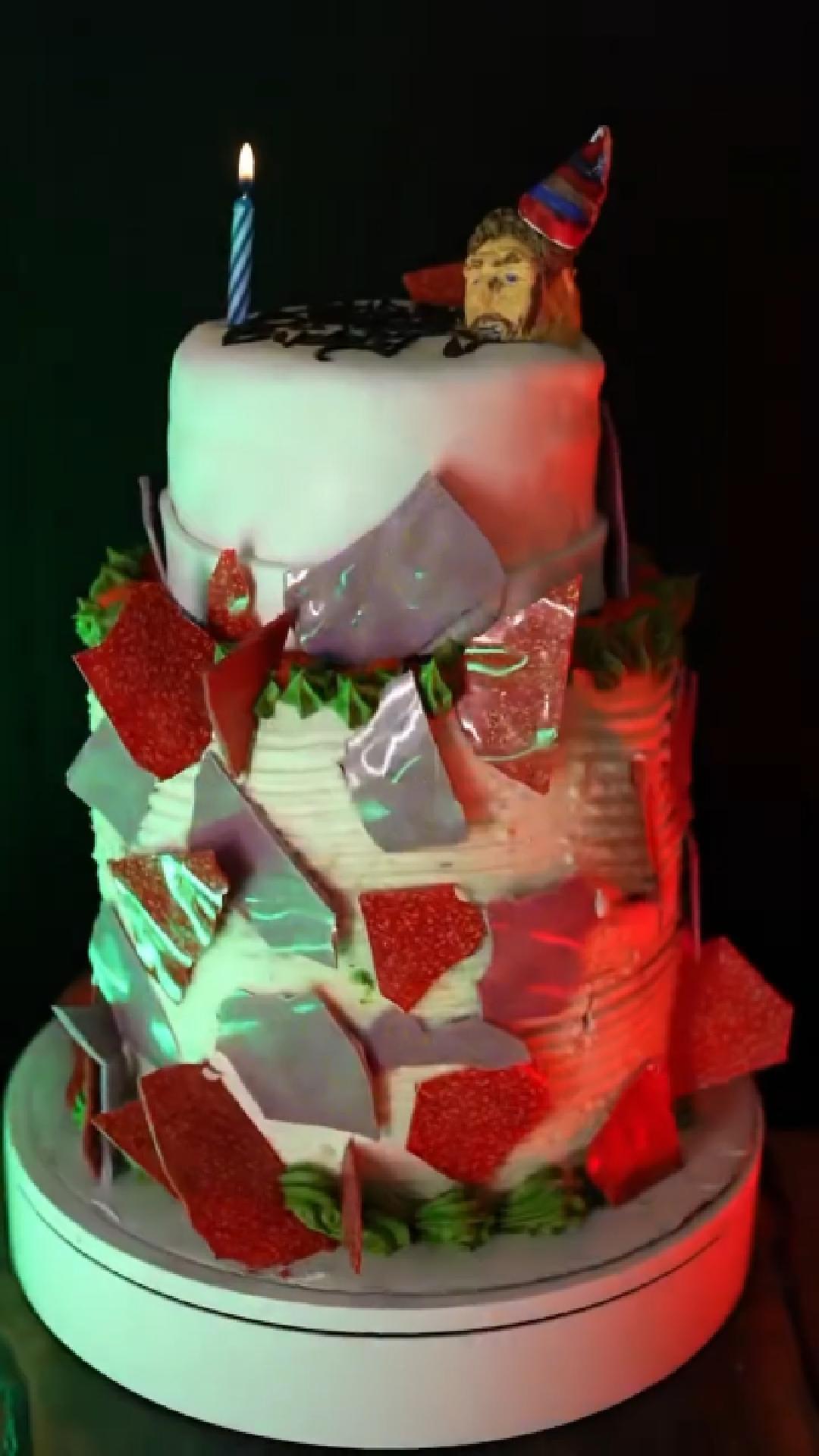 The ultimate Gemini birthday cake!