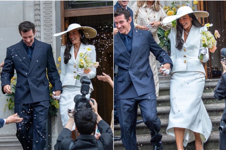 Dua Lipa's 'bold' wedding look turns heads at intimate Callum Turner ...